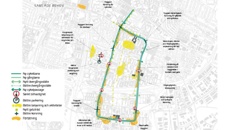 Munkhättegatan och Eriksfältsgatan – Spacescape